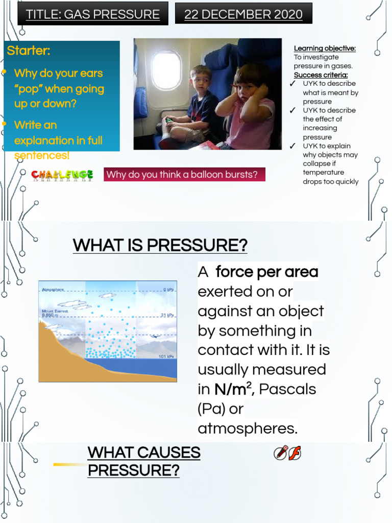 L2 Gas Pressure | PDF | Science & Mathematics