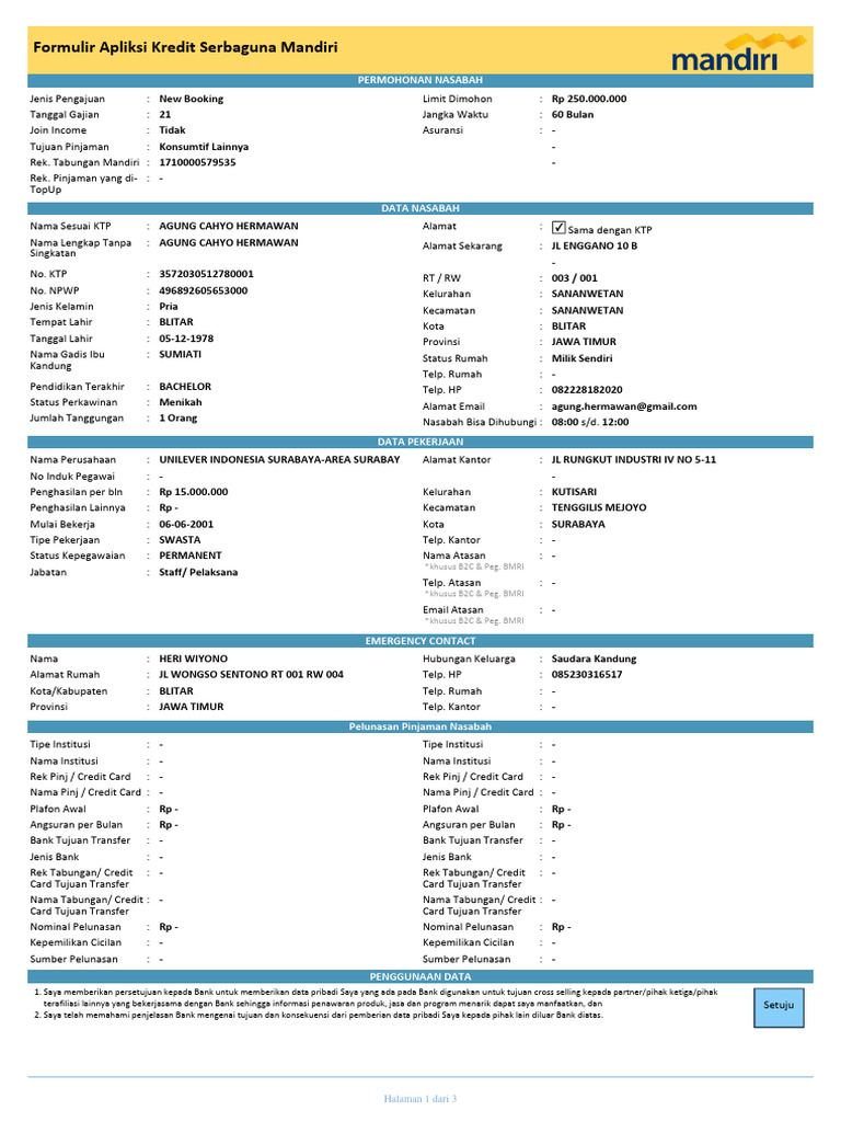 Panduan Pelunasan KSM Mandiri 2024 | PDF
