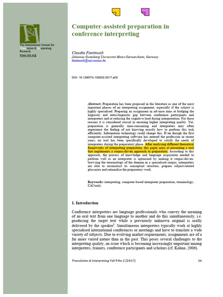 Computer-Assisted Preparation | PDF