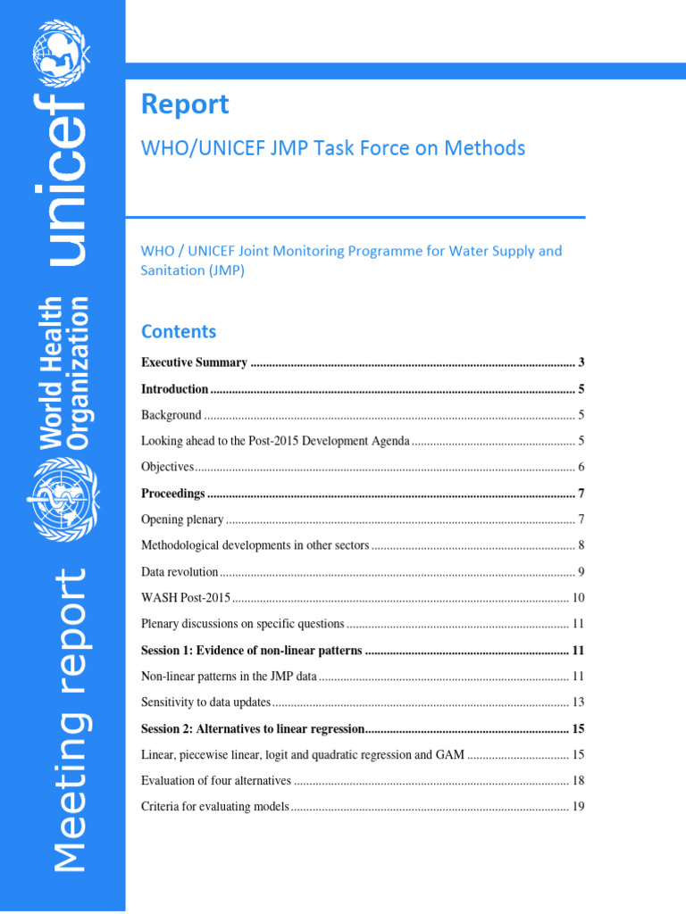 JMP Methods Task Force Report Final | PDF