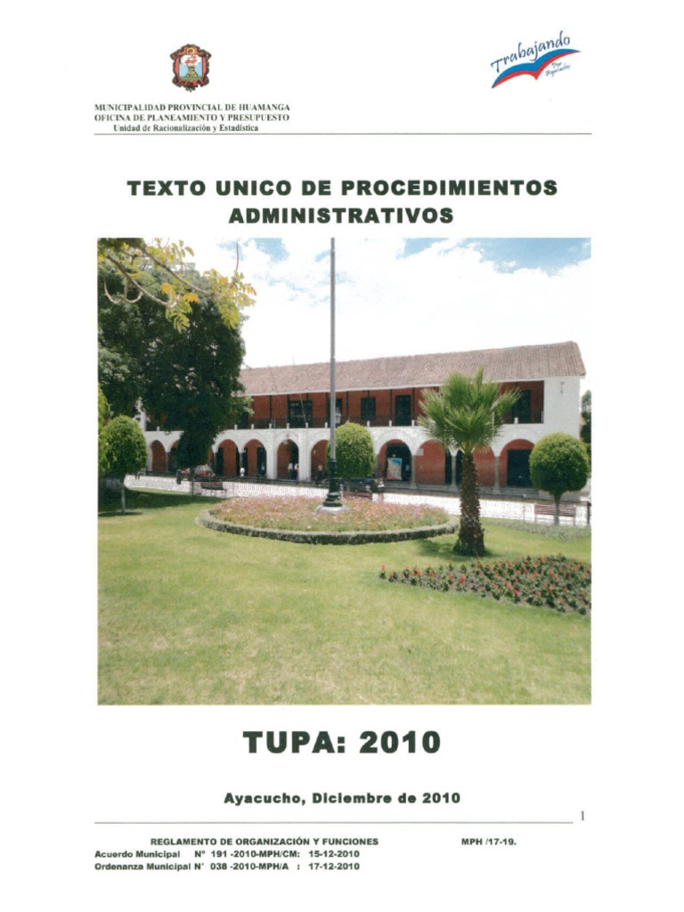 Tupa 2010 | PDF
