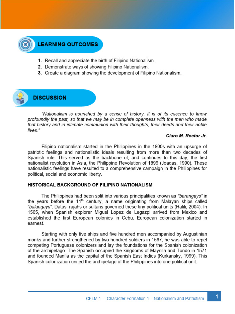 CFLM 1 Module 3 | PDF