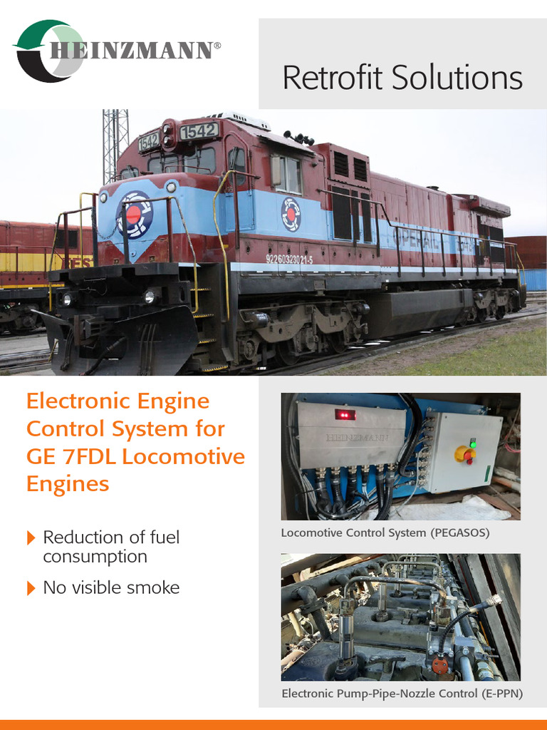 CS Retrofit Locomotive GE-7FDL e | PDF | Locomotives | Engines