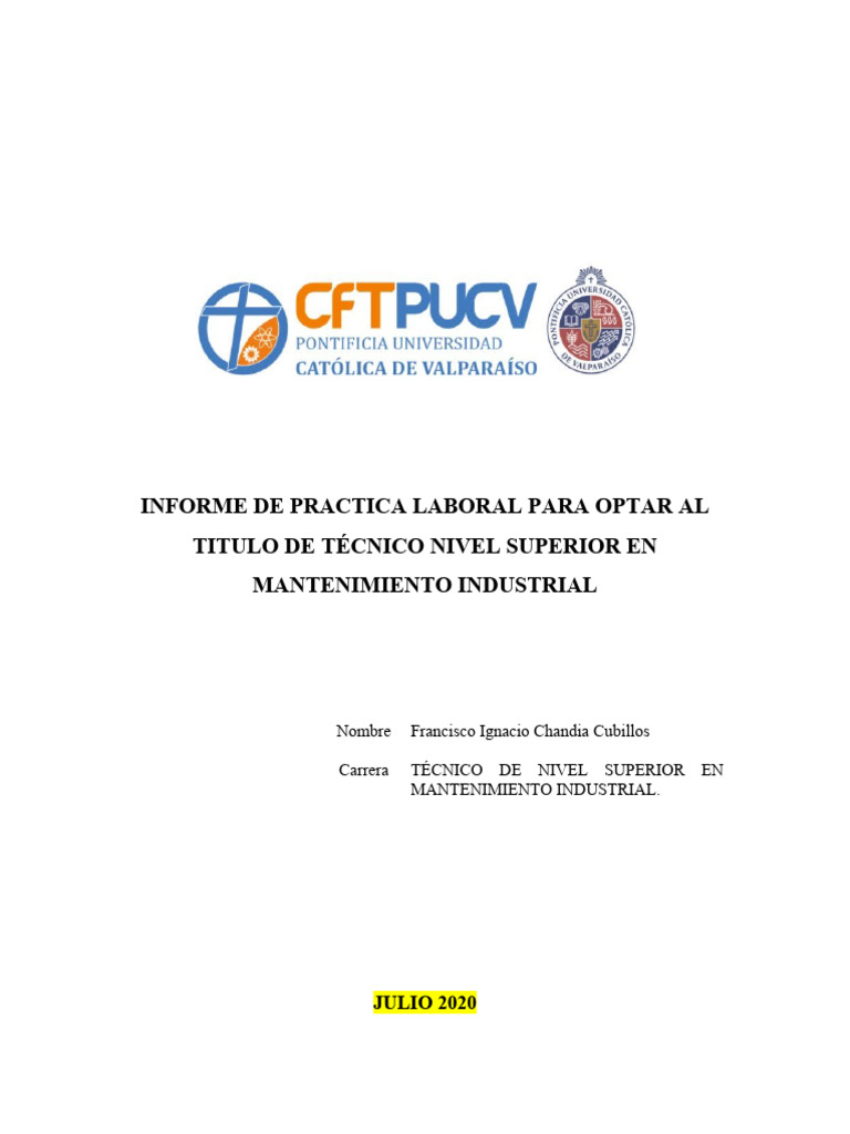 04 08 2021 Formato Informe de Practica | PDF