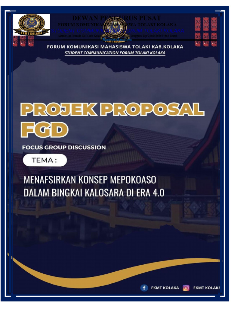 Proposal FGD FKMT Kolaka 2023 | PDF