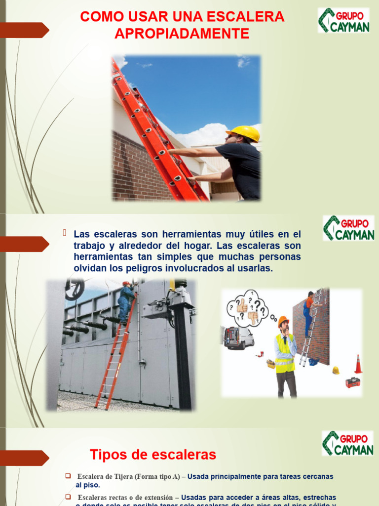 Escaleras Portátiles | PDF