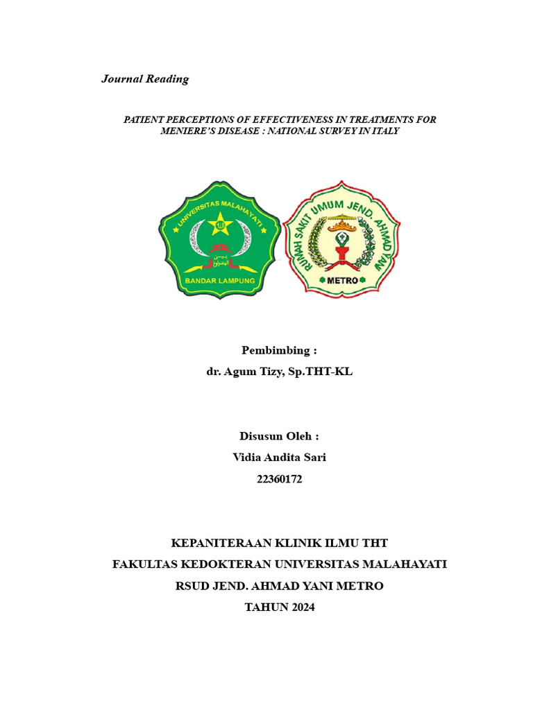 Jurding THT Vidia Andita Sari | PDF