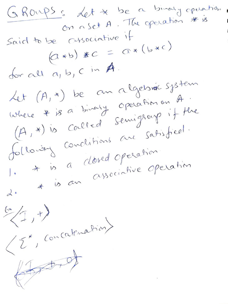 Algebraic Structures Notes 2 | PDF