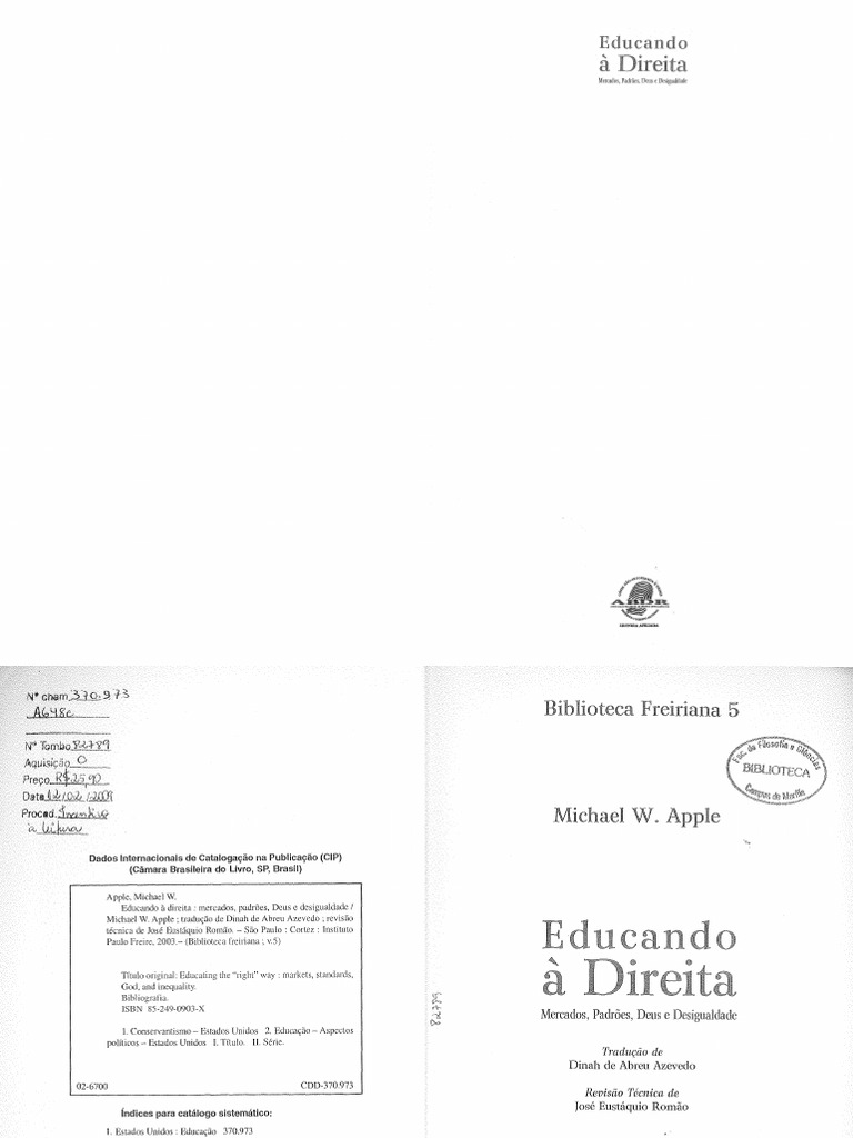 Livro - Educando À Direita - APLLE - Michael | PDF