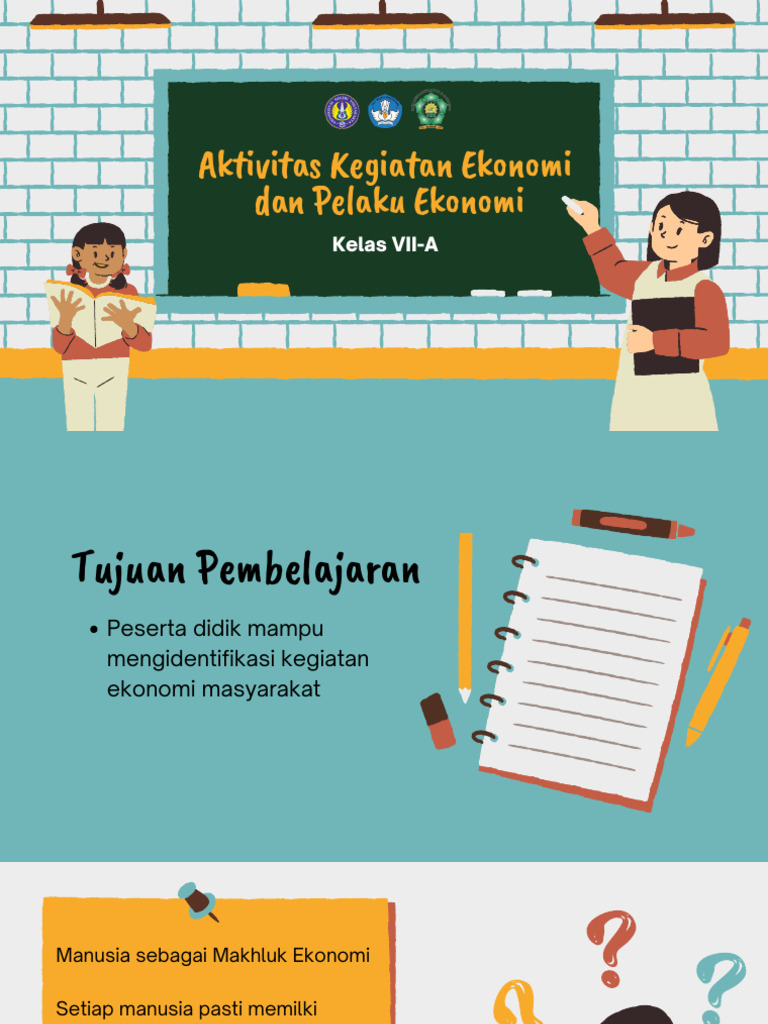 PDF - Fatma Dan Puput - PTT 2 (Aktivitas Kegiatan Ekonomi Dan Pelaku Ekonomi) | PDF