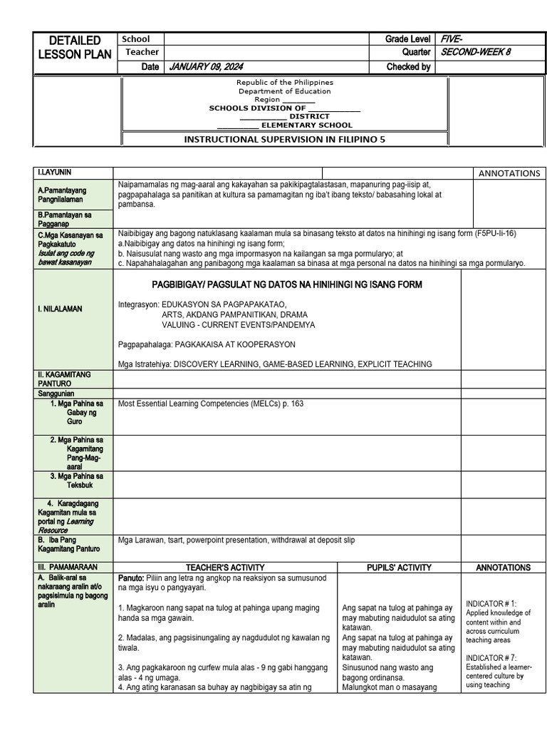Co2 DLP in Filipino 5 | PDF