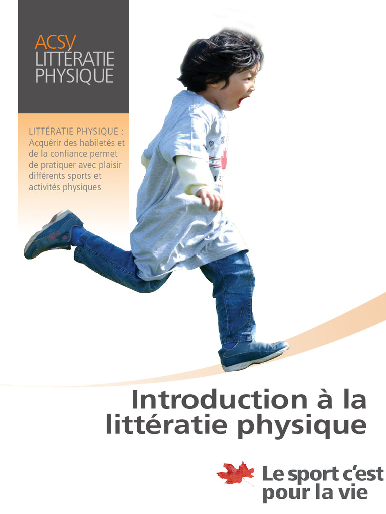 Introduction à la littératie physique | PDF | Des sports | Littératie