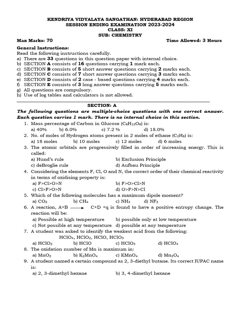 See Xi Chem QP | PDF | Chemical Reactions | Chemical Bond