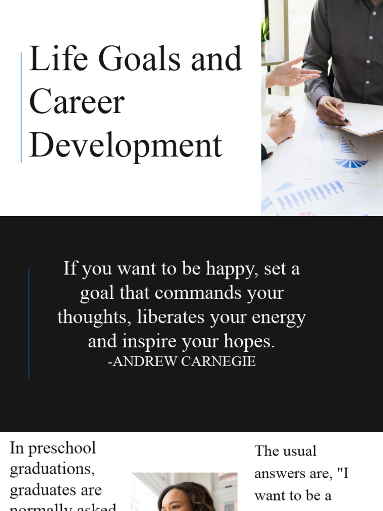 Life Goals and Career Development | PDF