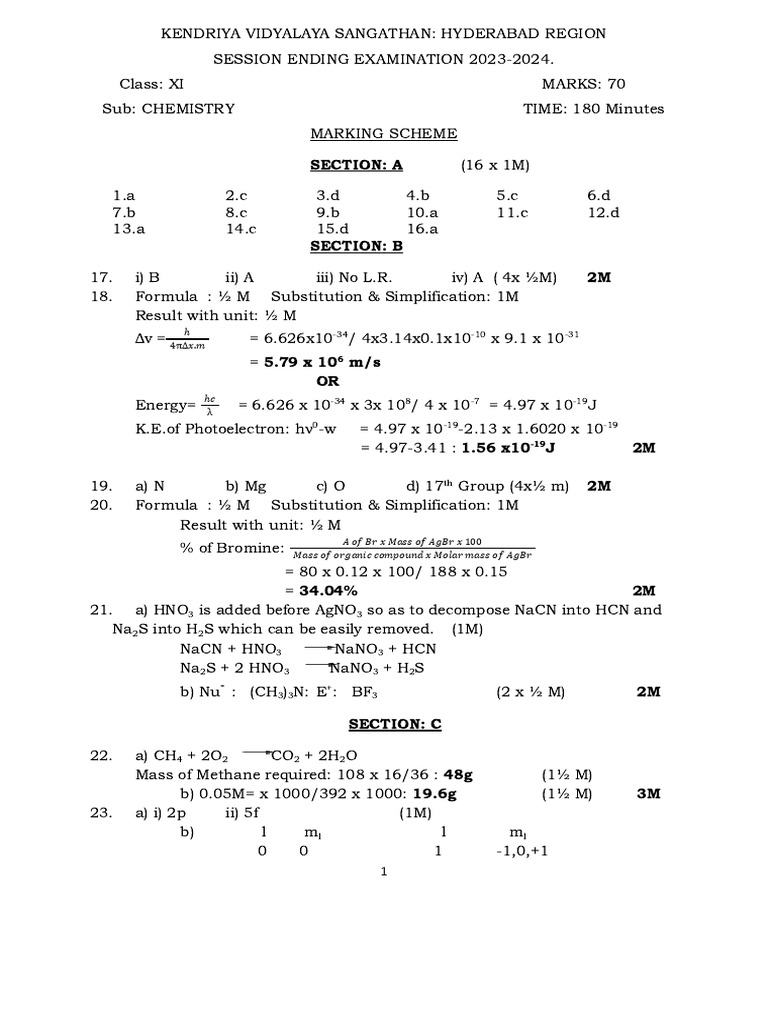 See Xi Chem MS | PDF | Chemical Reactions | Acid Dissociation Constant