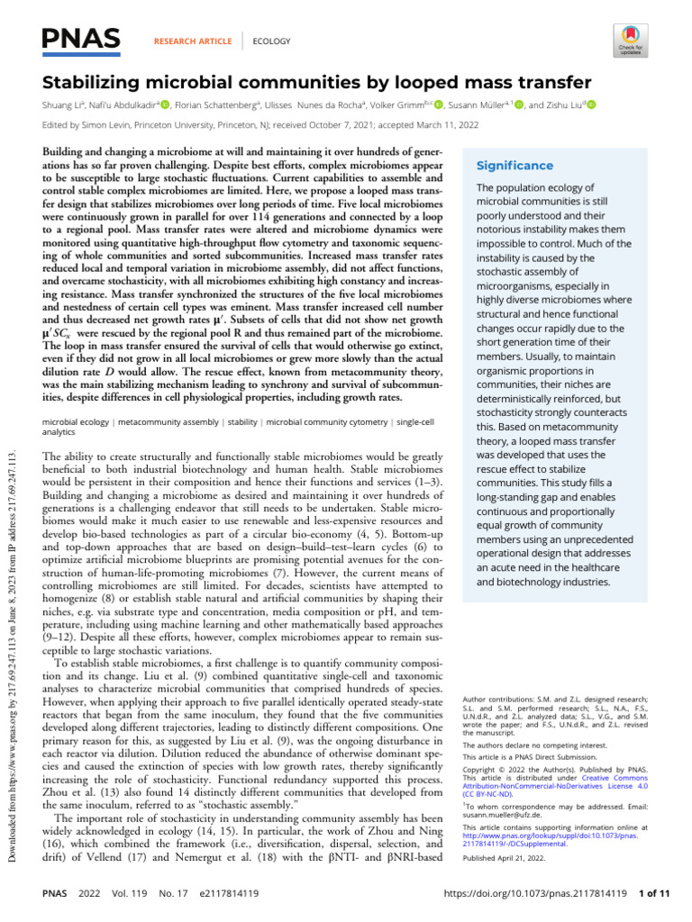 Pnas 2117814119 | PDF