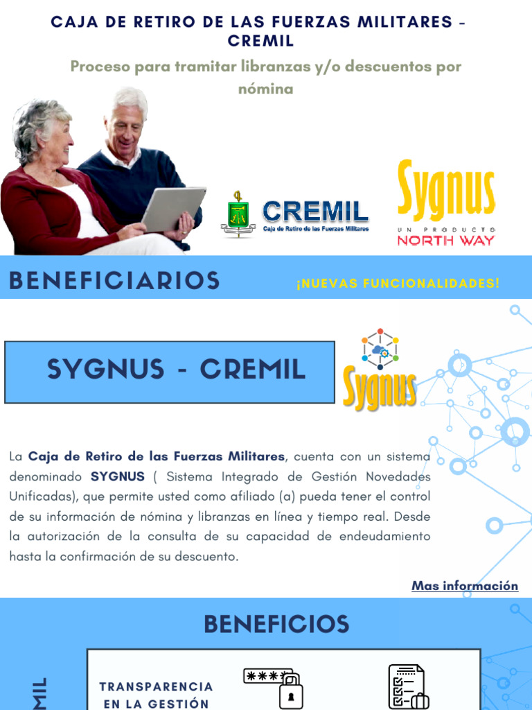 Nuevas Funcionalidades de SYGNUS-CREMIL | PDF