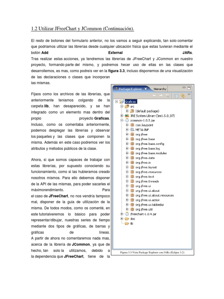 Crear Gráficos de Barras con JFreeChart | PDF | Java (lenguaje de programación) | Informática
