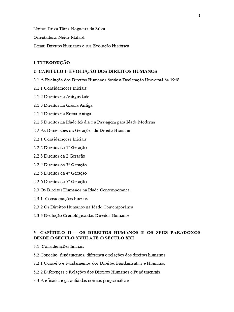 TCC Capítulo 1 e 2 | PDF