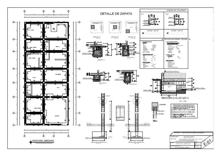 02 ESTRUCTURAS - CASA BENJAMIN MUÑOZ PRACTICA SENATI (1) - Model | PDF