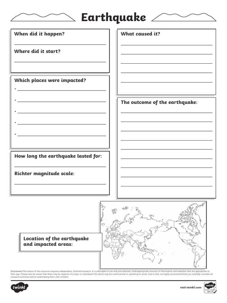 Earthquake Factfile | PDF | Earthquakes | Seismology
