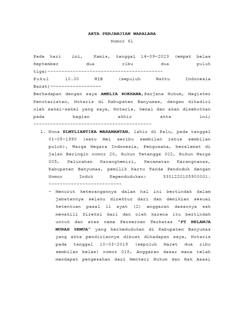 Akta Waralaba 2 | PDF