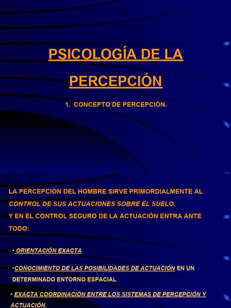 Concepto de Percepción. Guski | PDF | Percepción | Percepción visual
