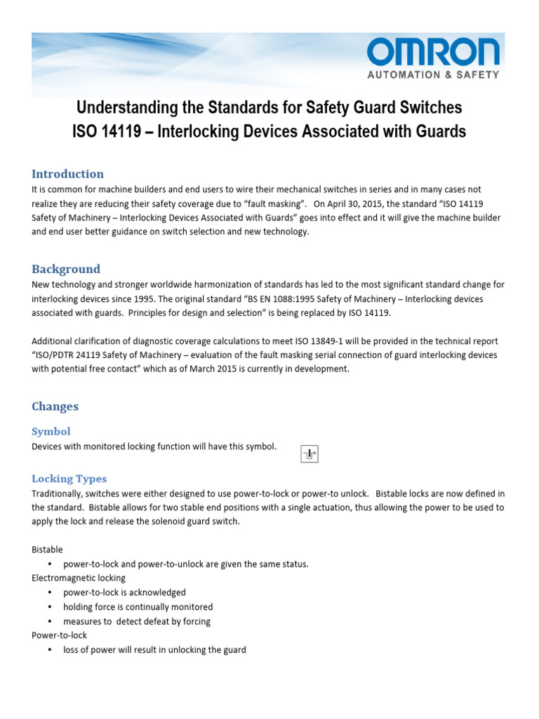 Understanding Standards Safety Guard | PDF