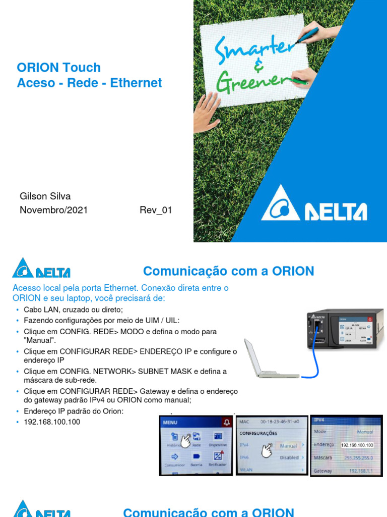 ORION Acesso Rede Ethernet PT Rev01 | PDF