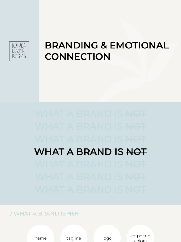 U2 - 02 - Branding and Emotional Connection | PDF | Brand | Reason