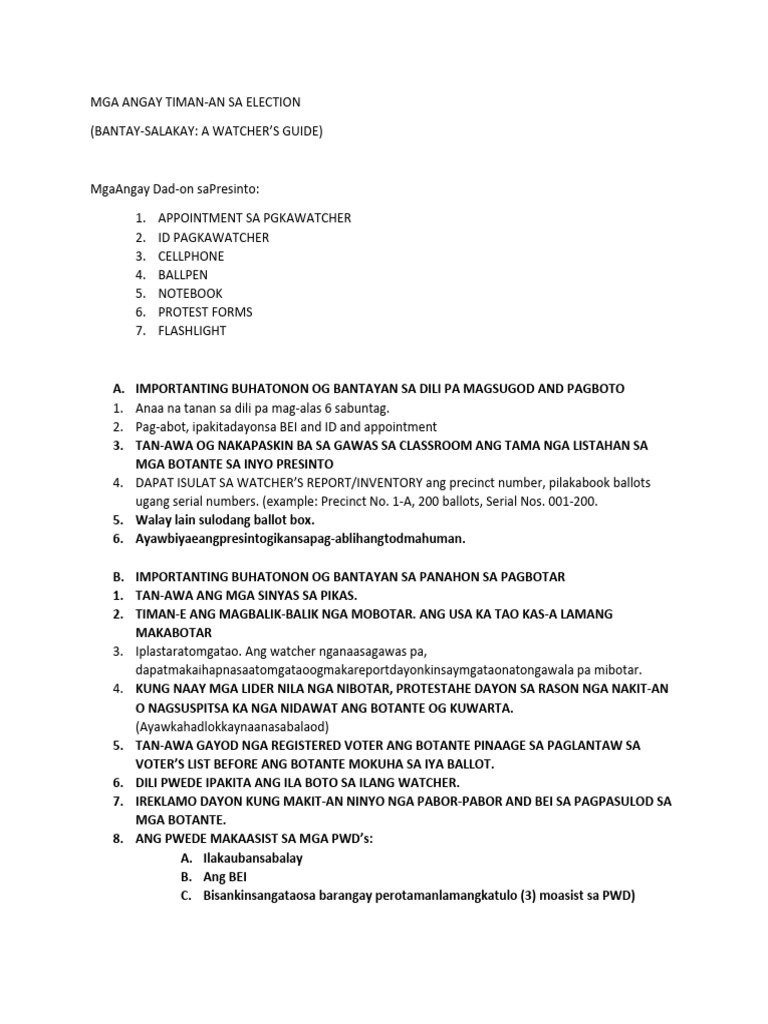 Bantay Salakay | PDF