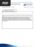 Tok Sample Reflection Ib | PDF | Experience | Science