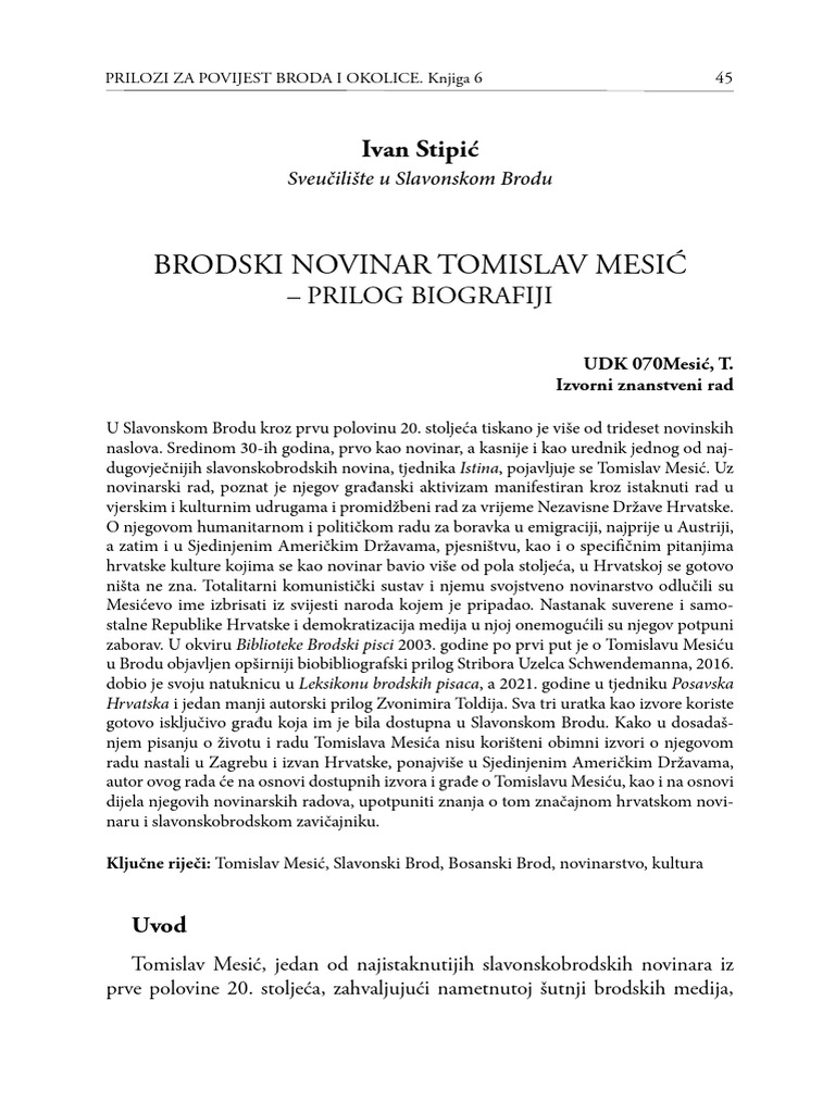 Ivan Stipić - PPBiO 6 | PDF