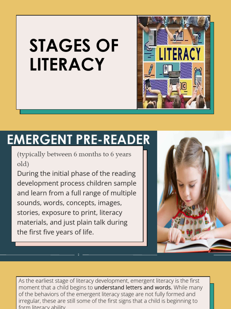 Prelim Stages of Literacy | PDF | Literacy | Learning