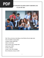 CSEC English SBA Guide | PDF | Human Communication | Communication