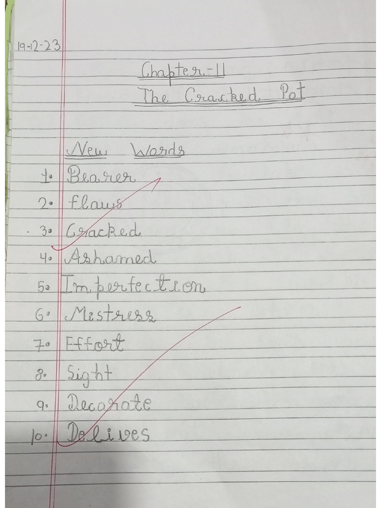 Ch-11 The Cracked Pot (Class-4) | PDF