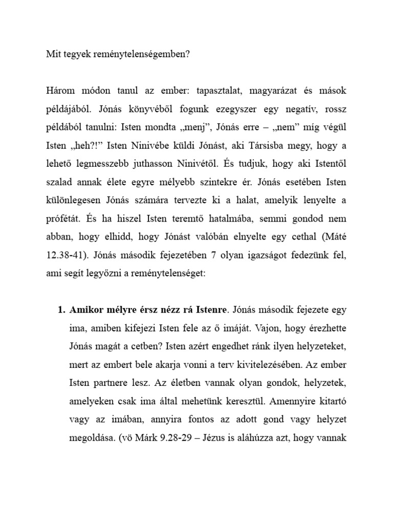 MIt Tegyek Amikor Remenytelen Vagyok Rick Warren | PDF