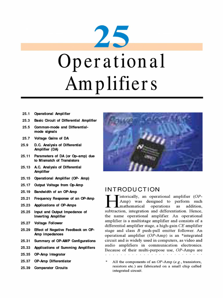 9 Operational Amplifiers | PDF