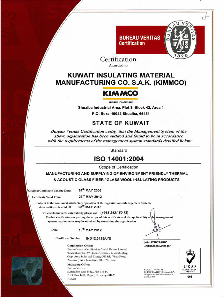 Iso 14001 - 2004 | PDF