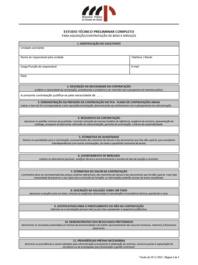 15 22 33 806 Modelo ETP Completo | PDF | Economia | Gestão de recursos humanos