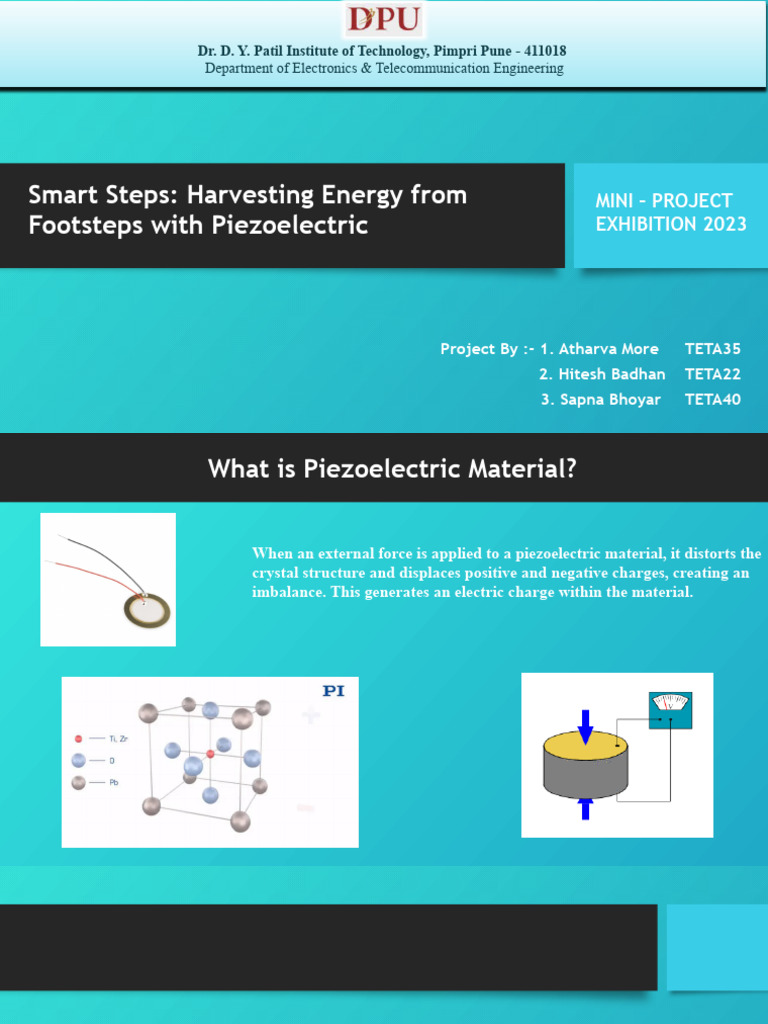 Presentation On Piezoelectric | PDF