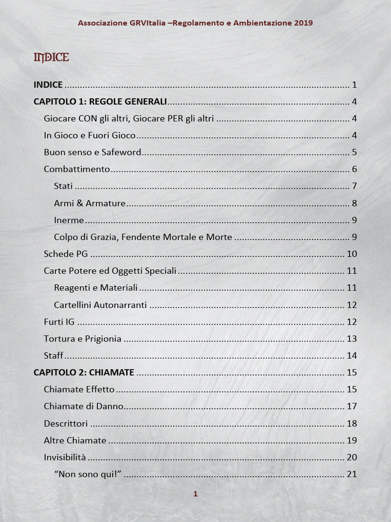 (Vaniria) - 01-Regolamento BASE 2019 | PDF