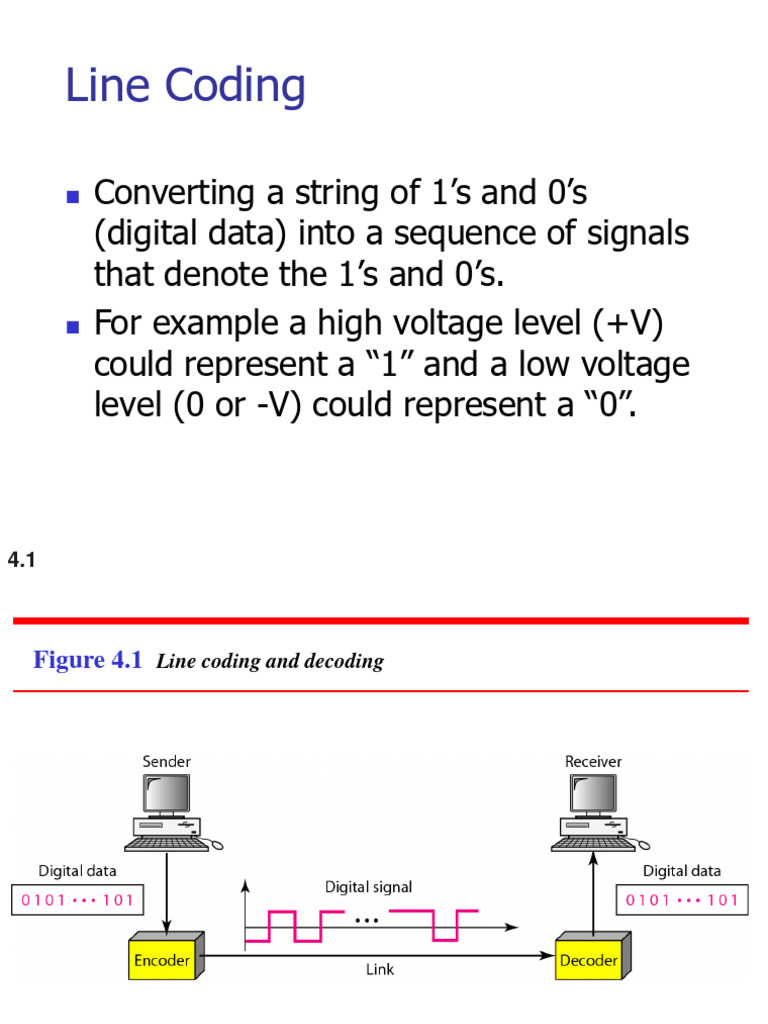 Line Coding | Download Free PDF | Data Transmission | Electricity