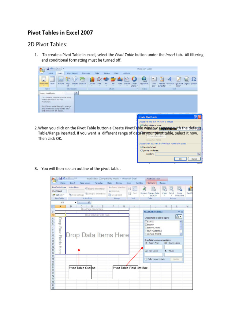 Excel Pivot | PDF | Information Technology Management | Cybernetics