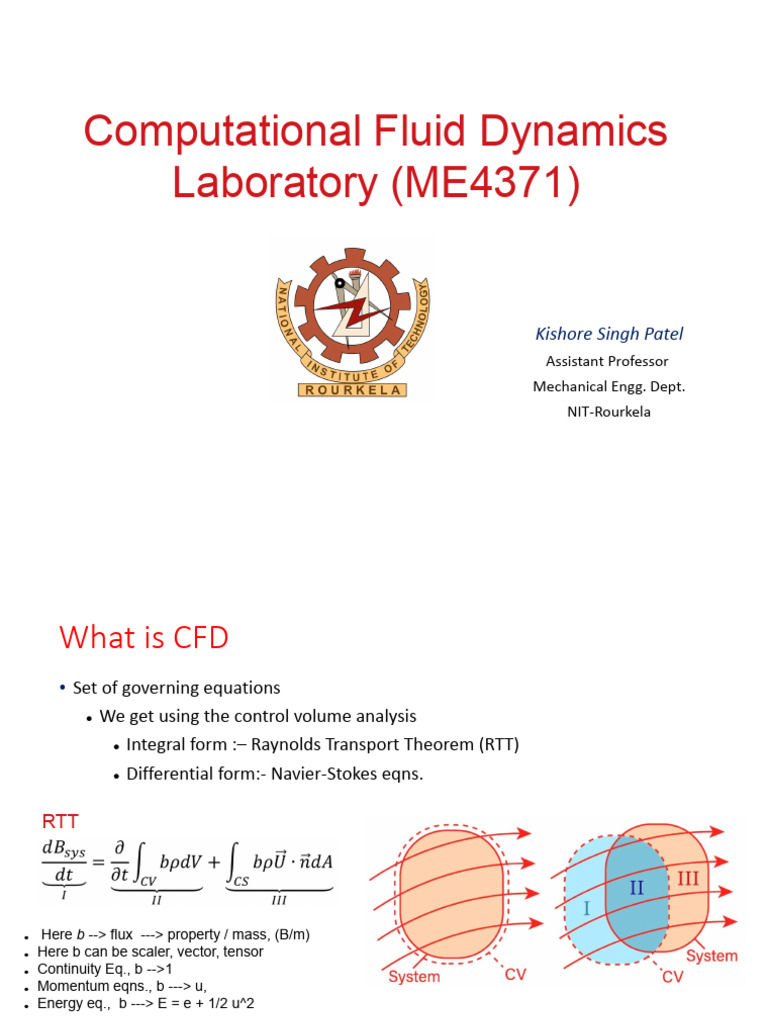 CFD Lab 1 | PDF | Fluid Dynamics | Computational Fluid Dynamics