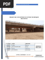 Entretoises-Conception Et Dimensionnement D'un Pont en Ba | PDF | Pont | Béton armé