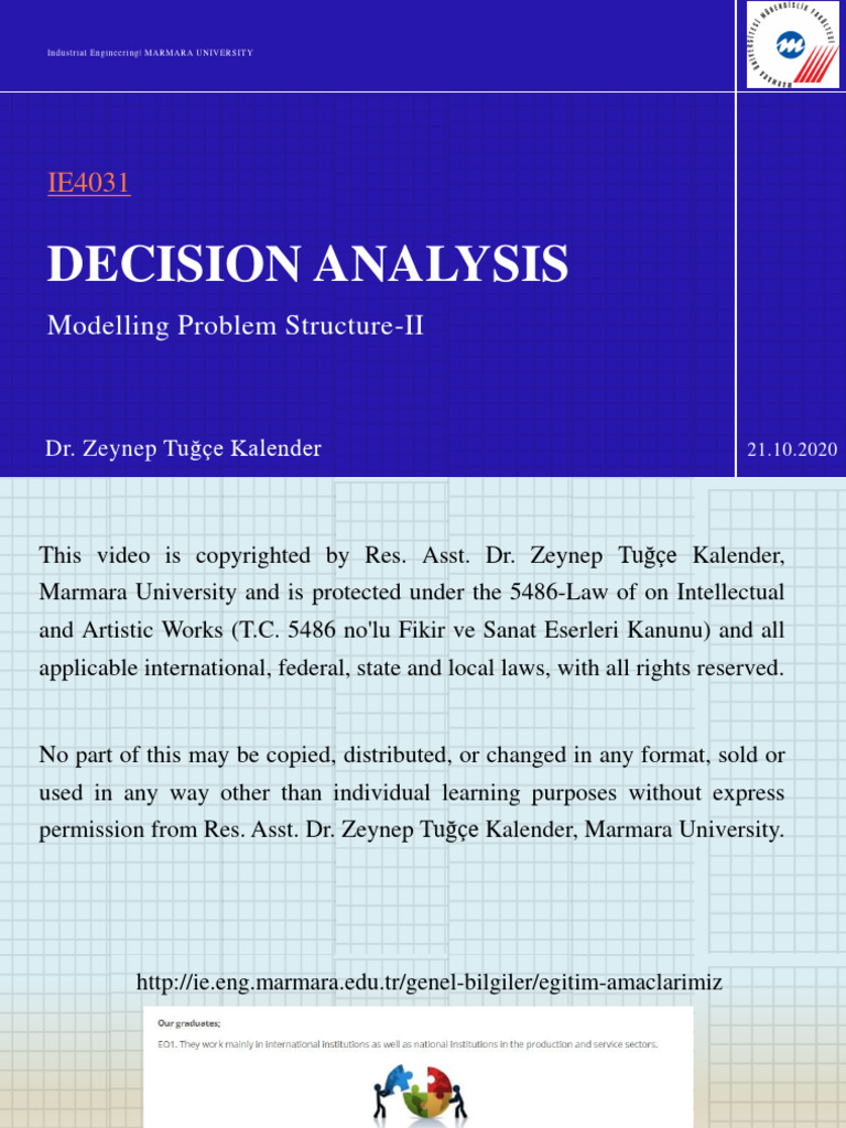 Decision Analysis: Modelling Problem Structure-II | PDF