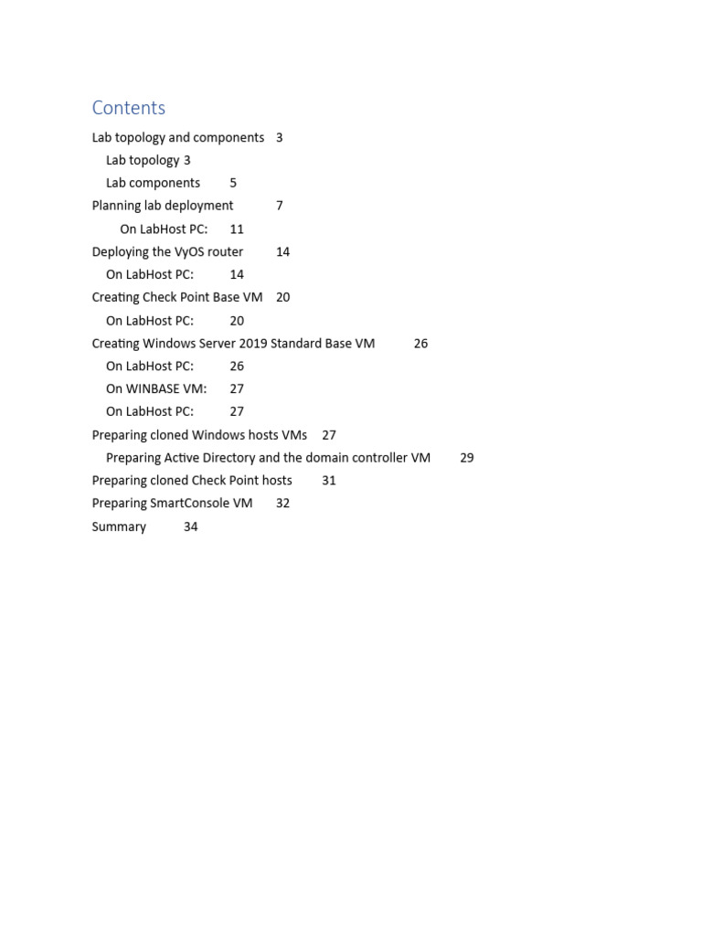 Check Point Lab Rapid Deployment Guide | PDF | Virtual Machine ...