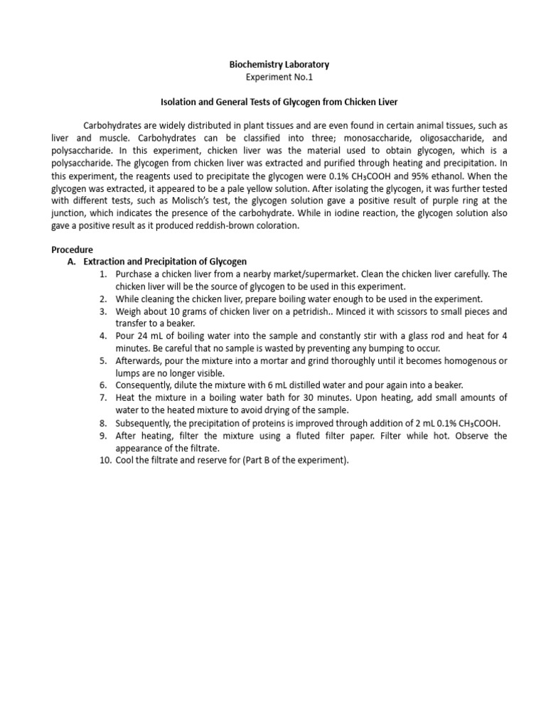 Expt1 Biochem-Lab | PDF