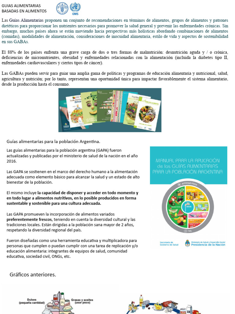 Gapa | PDF | Alimentos | Nutrición
